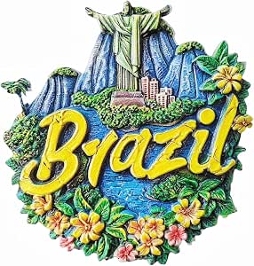 Amazon.com: Brazil Refrigerator Magnet Travel Souvenir Fridge ...