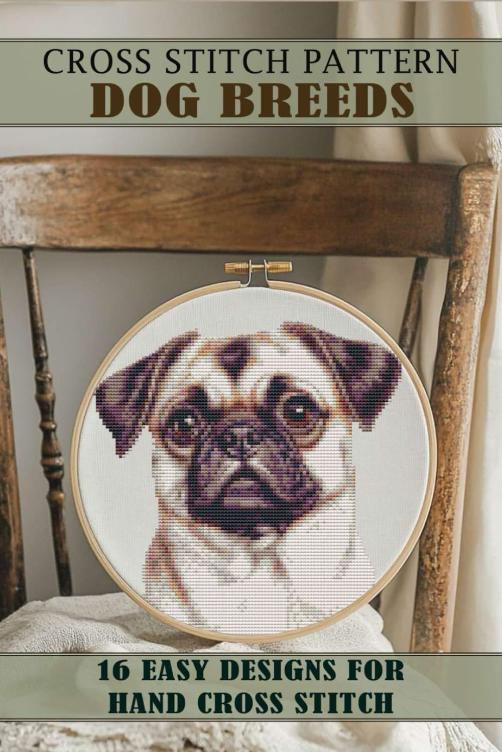 Cross stitch patterns Dog breeds: 16 Easy Designs for Hand Cross Stitch ...