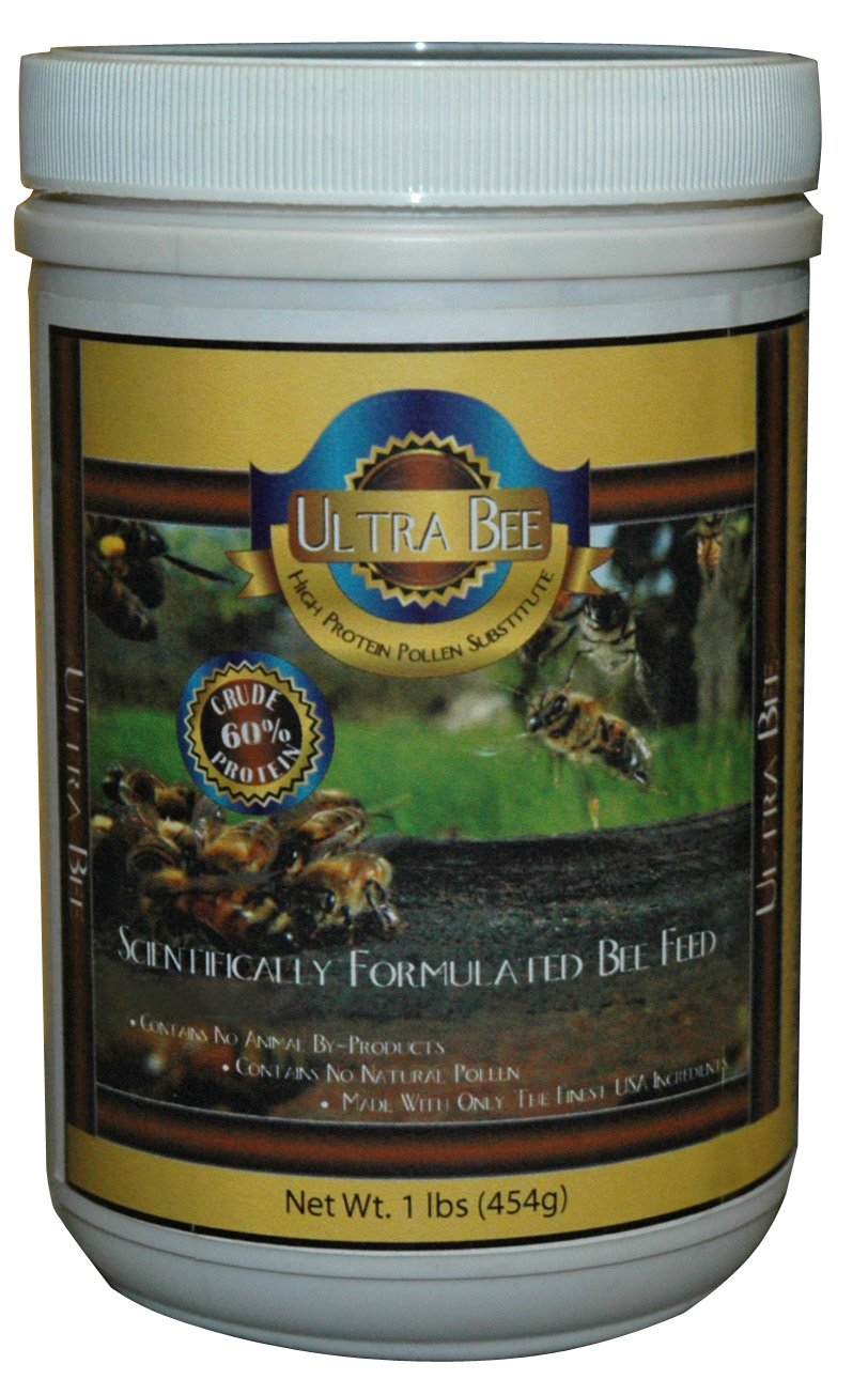 Amazon.com : Mann Lake FD213 Ultra Bee Dry Feed Canister, 1-Pound ...