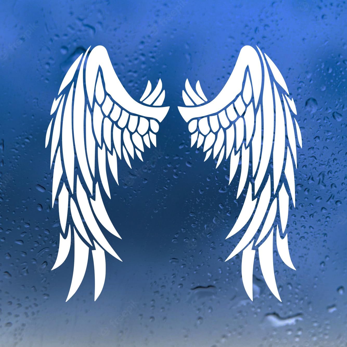 Amazon.com: Minglewood Trading Angel Wings Vinyl Decal V1 | Custom Wing ...