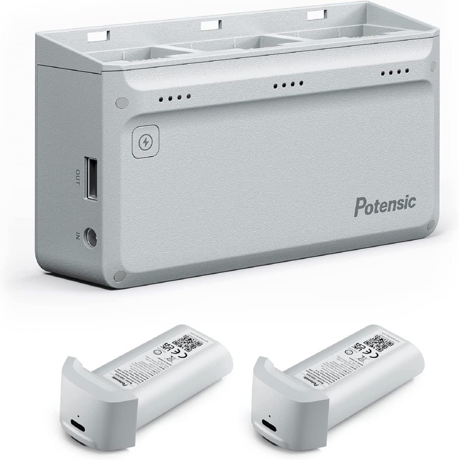 Amazon.com: Potensic Atom SE Parallel Charging Hub with 2 Smart ...