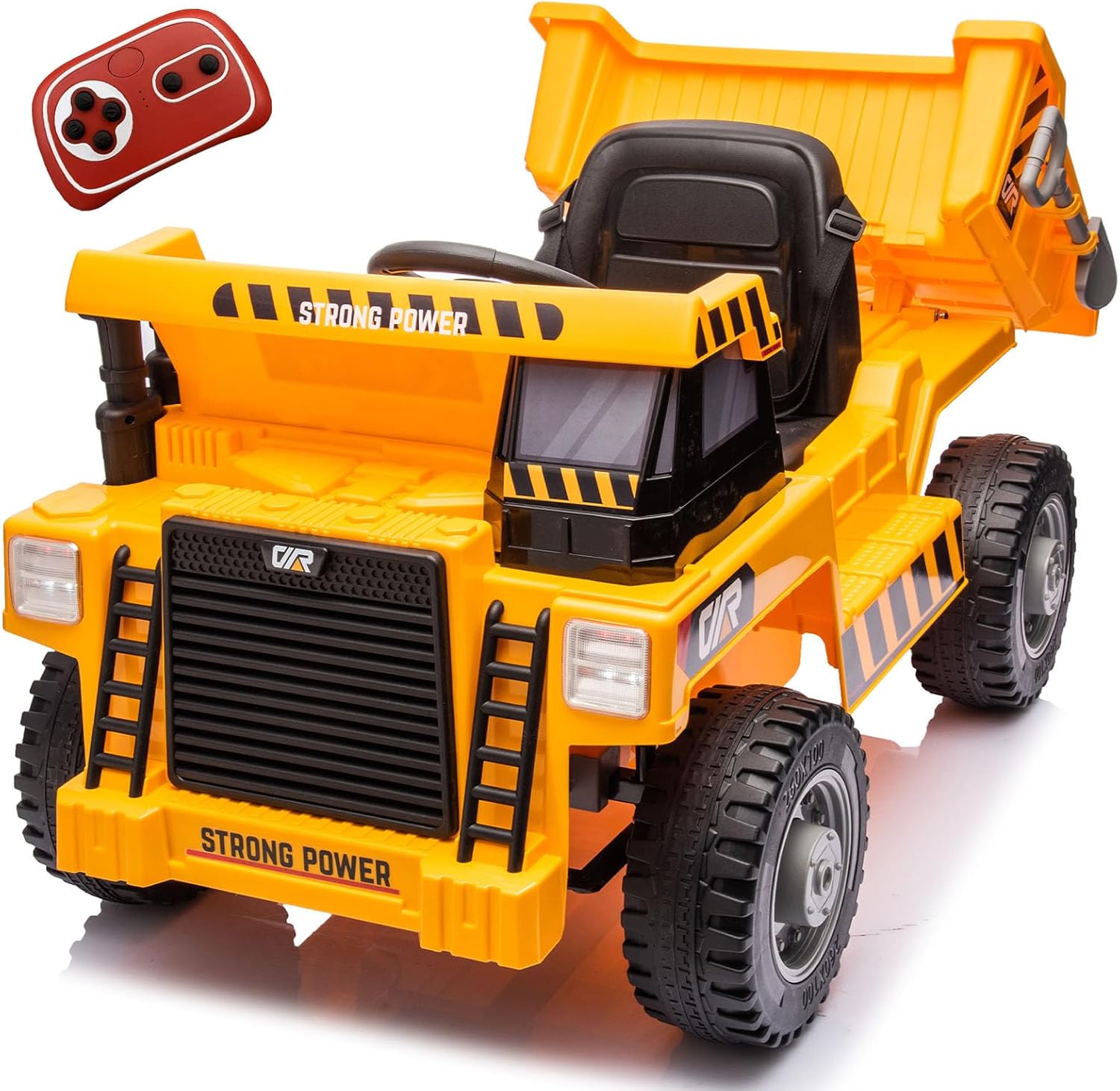 Amazon.com: Kids Ride on Dump Truck - 12v Ride on Toys, Rc Construction ...