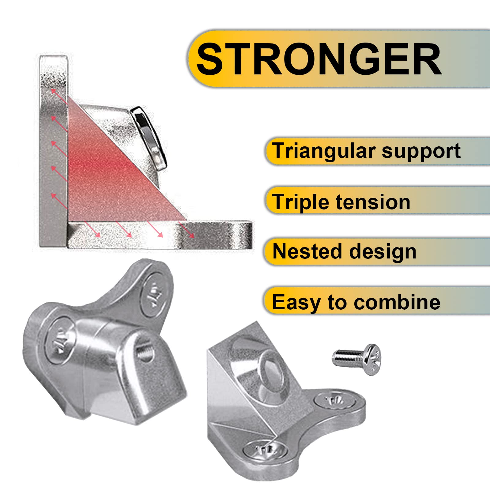 Small L Bracket Hardware Amazon.com: LuckIn 20 Pack Corner Brace 2.5"