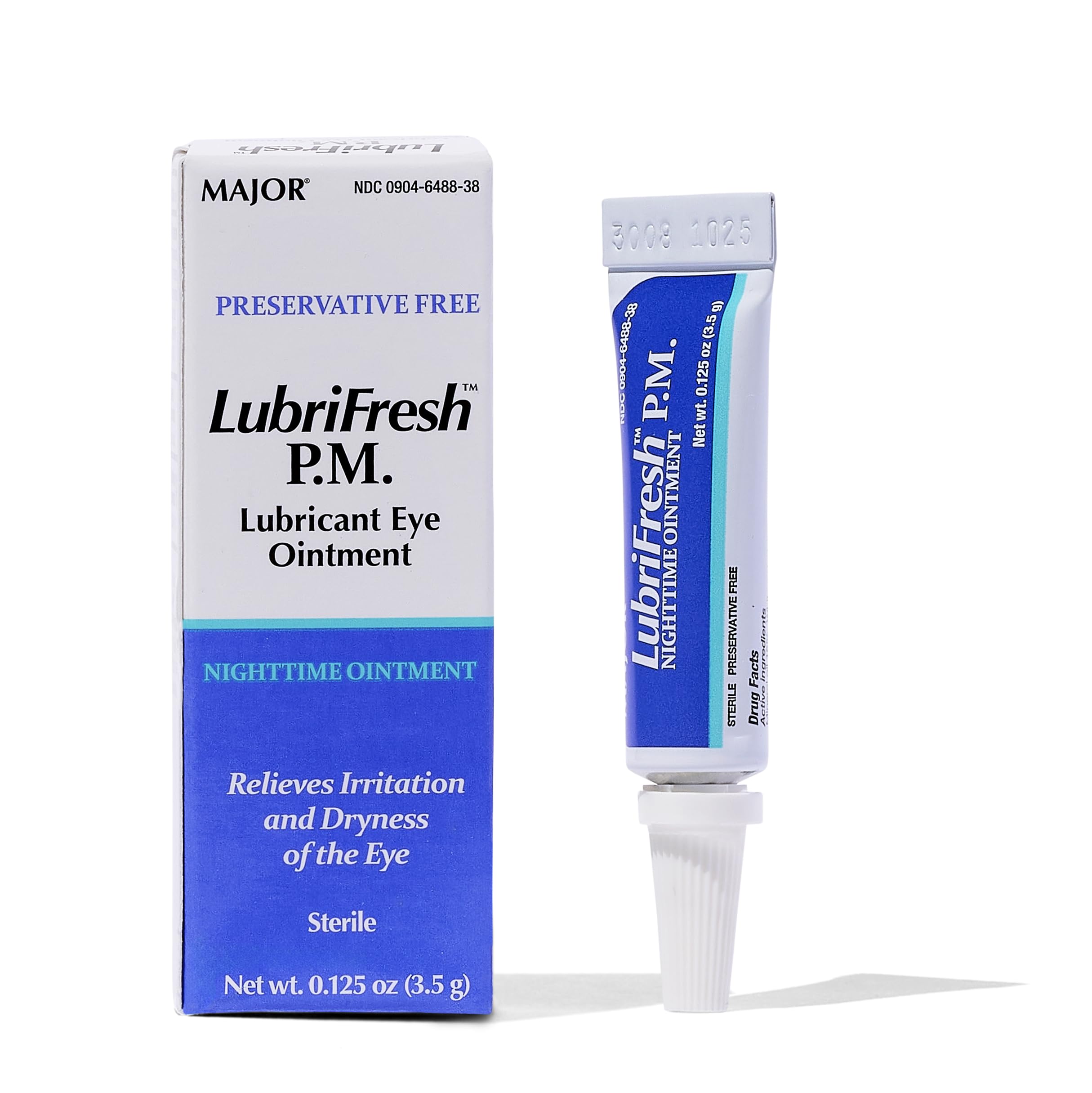 Amazon.com: MAJOR Lubrifresh P.M. Sterile Nighttime Eye Ointment ...