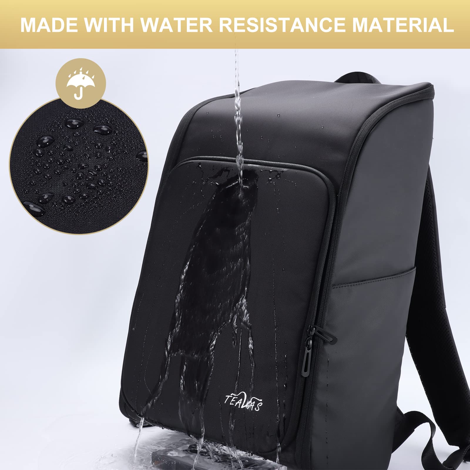 TEAVAS Large Bartender Bag- 16 Inch Portable Bar Bag Backpack, Travel ...