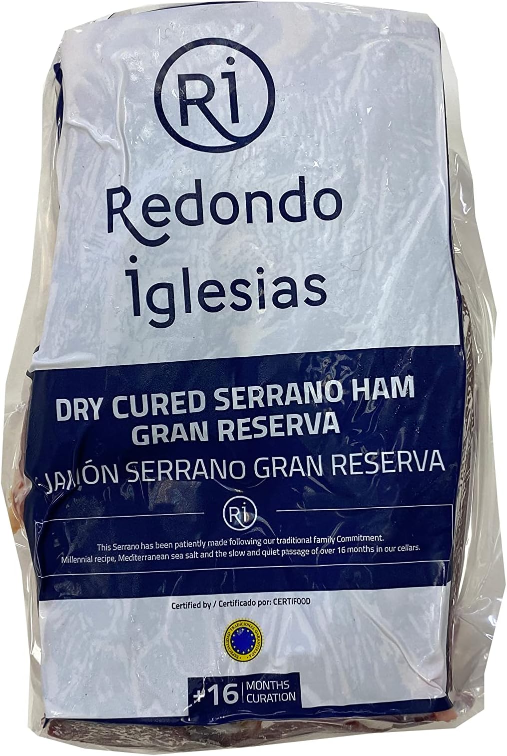 Amazon.com: All Natural Spanish Serrano Ham Deli Loaf (10lb) - Spanish ...