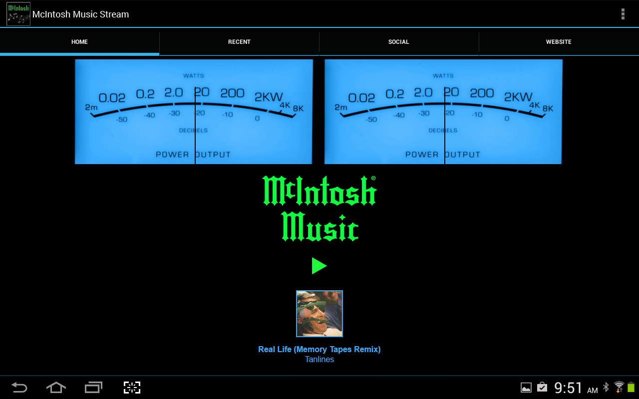 McIntosh Music Stream Tablet: app su Amazon Appstore