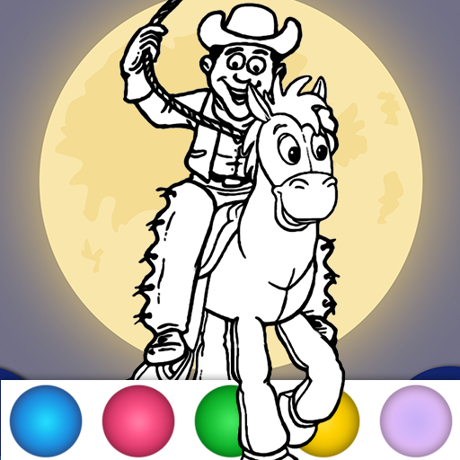 Cowboy Coloring book : Rodeo & Cowboy Coloring Game - App on Amazon ...