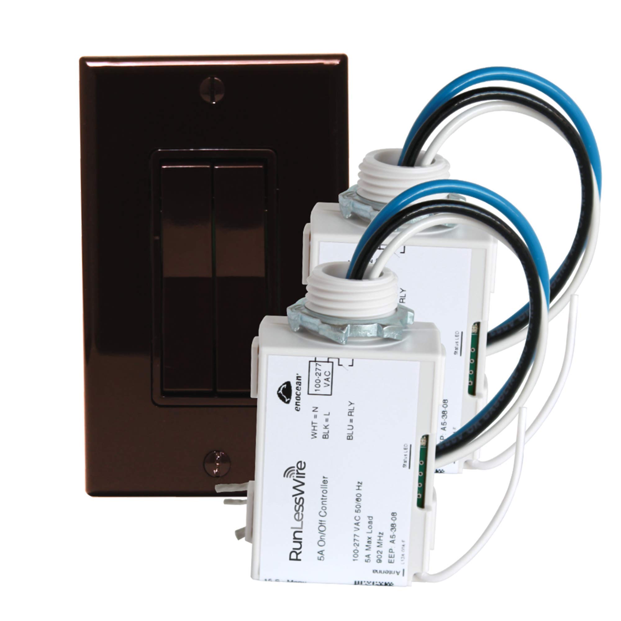Buy RunLessWire Fan and Light Switch Kit, Light Switch with Receivers ...