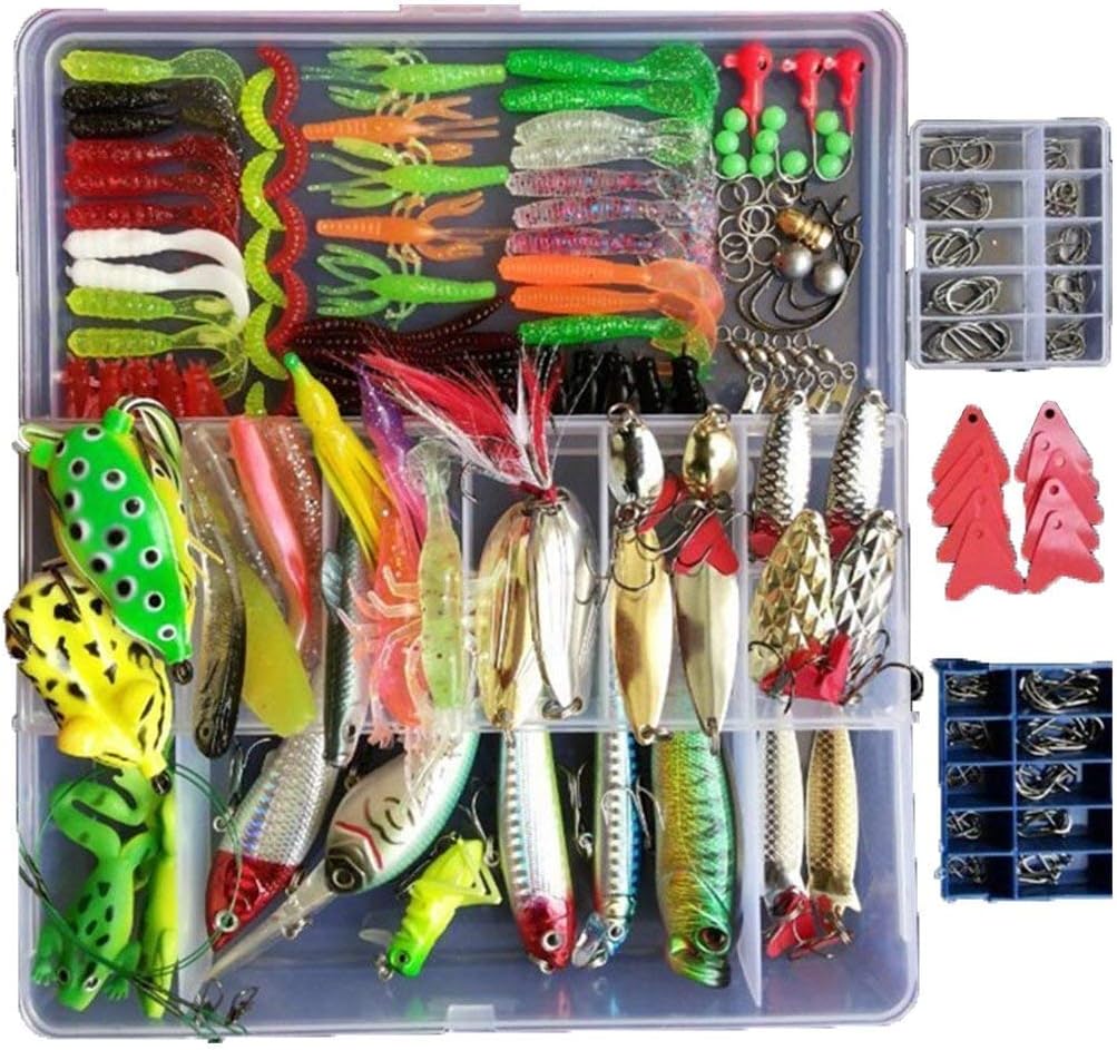 Smartfishing 1 Set 275pcs Fishing Lure Tackle Kit - Bionic Bass Trout ...