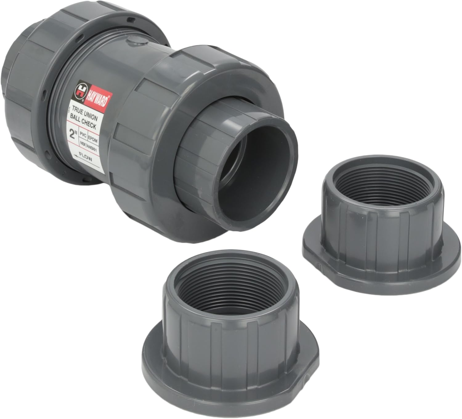 Amazon.com : Hayward TC10200STE 2-Inch PVC TC Series True Union Check ...