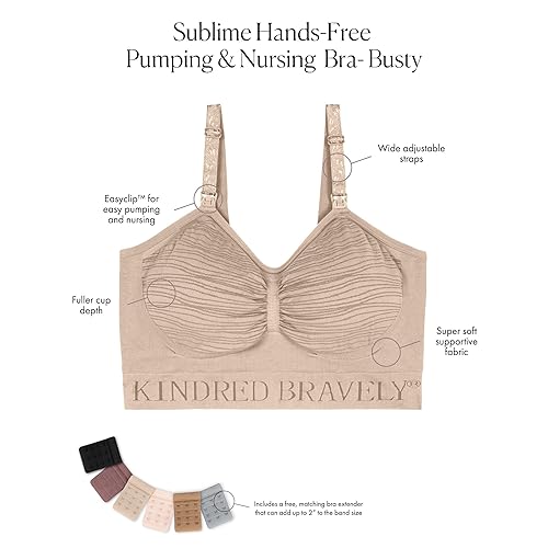 Snapklik.com : Kindred Bravely Sublime Hands-Free Pumping & Nursing Bra ...