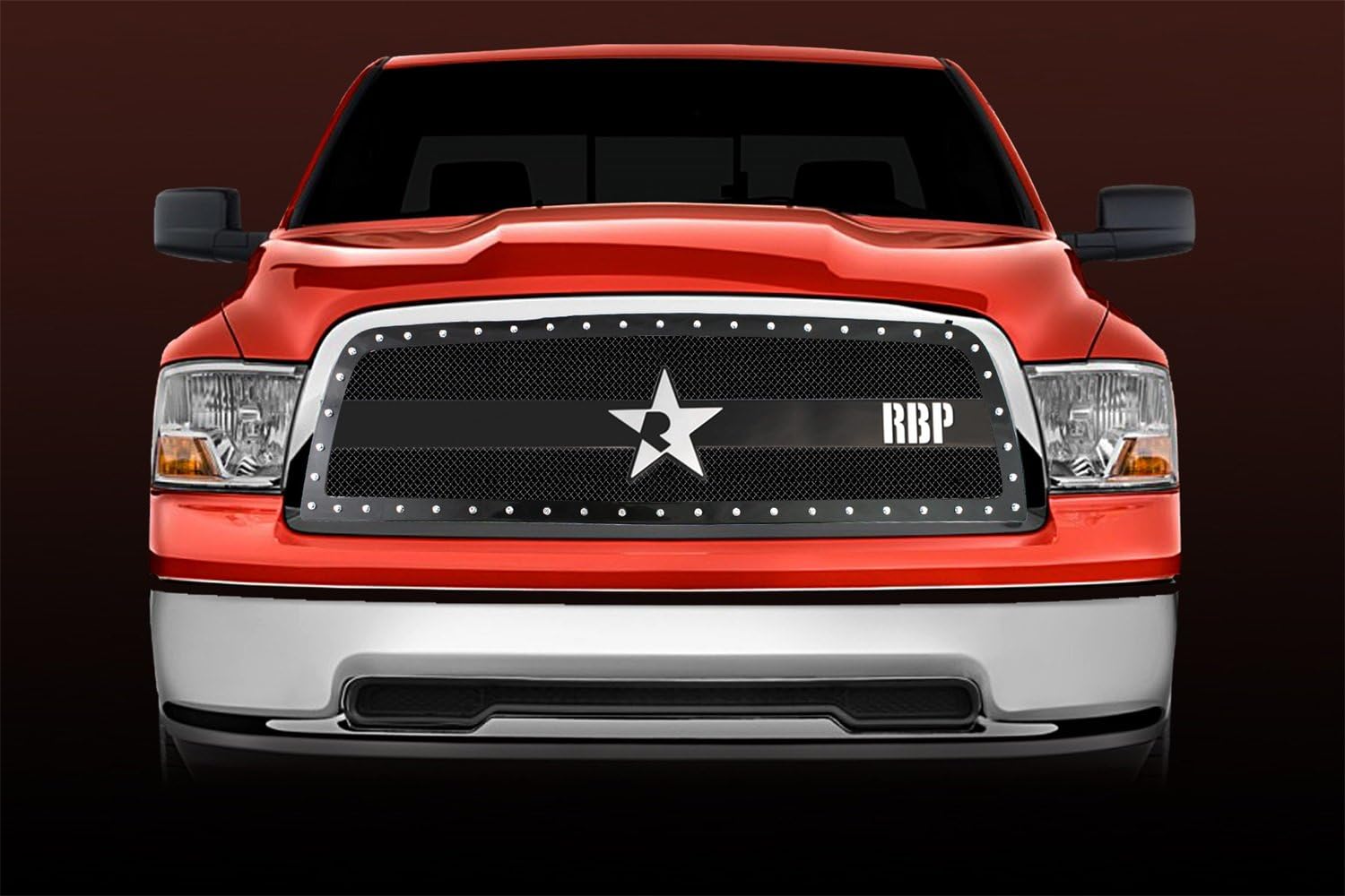 Amazon.com: RBP 951457 RX-III Series Black Studded Frame Main Grille ...