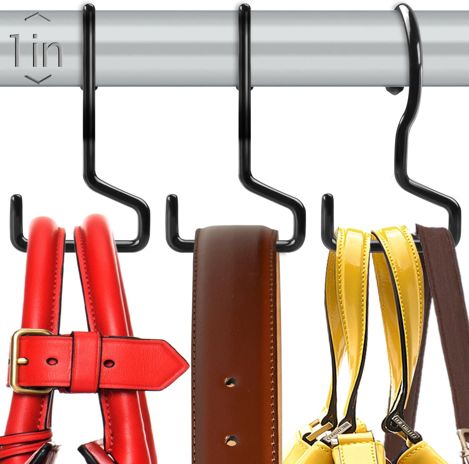 Amazon.com: AUXPhome 2 Pack Backpack Hanger for Closet, Strong Bag ...