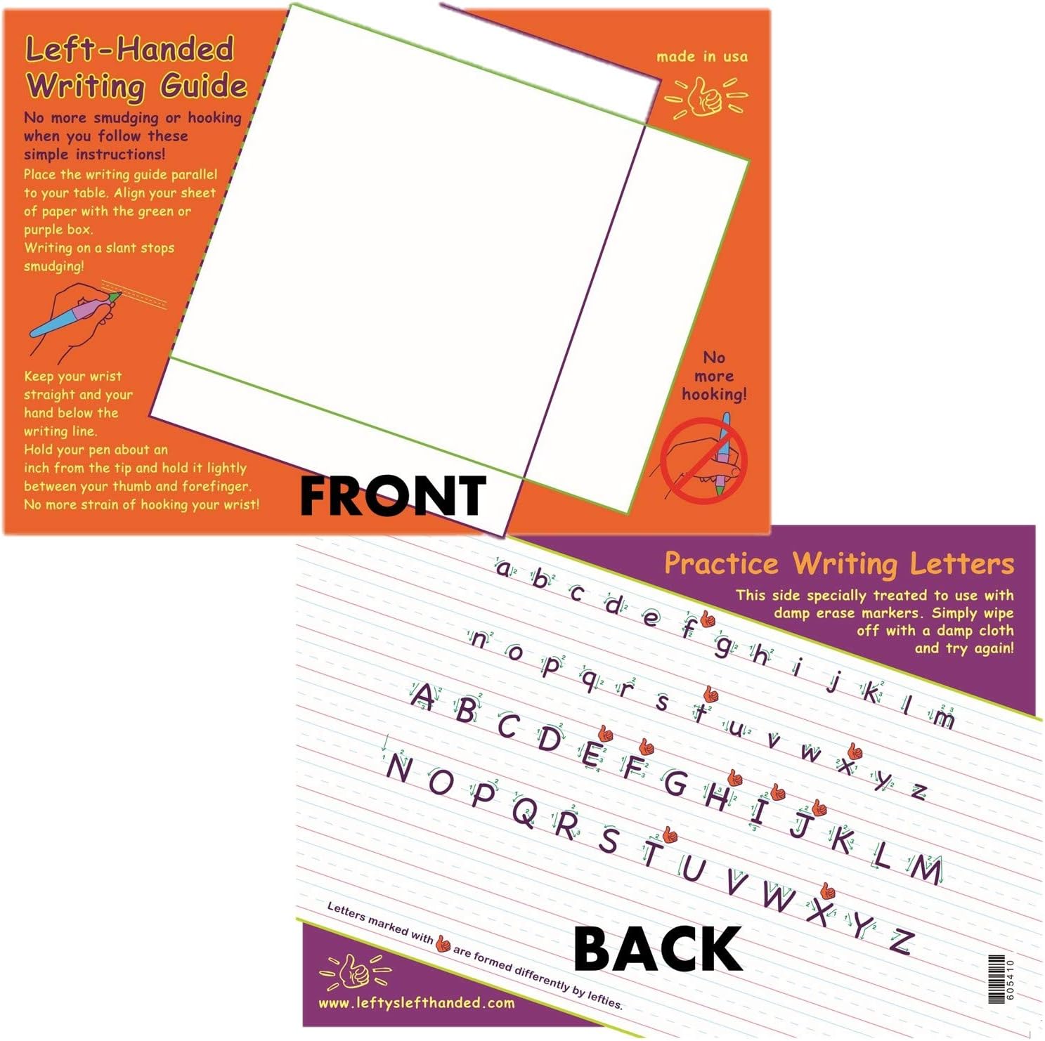Amazon.com: Painless Learning Educational Placemats for Kids Laminated ...