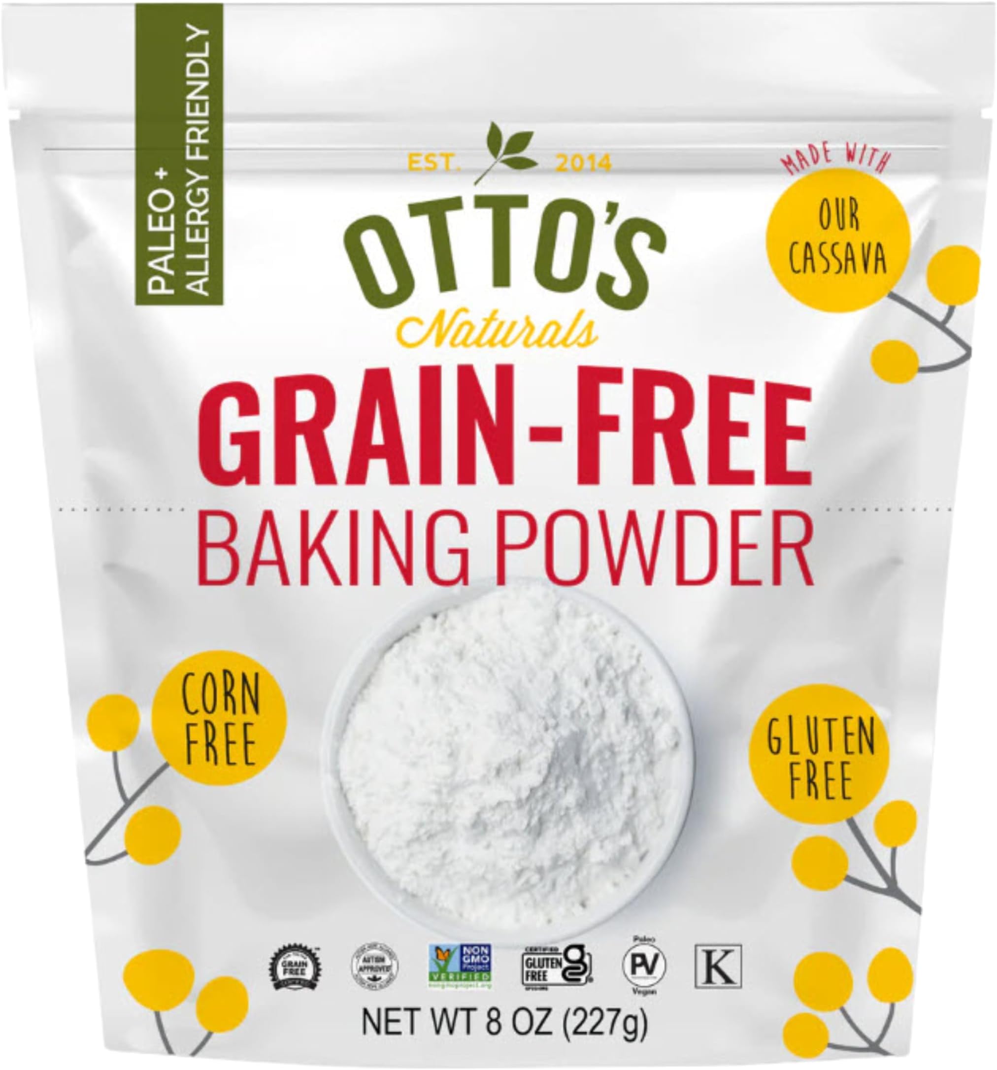 Amazon.com : Hain Baking Powder, Gluten Free, Sodium Free, 8 oz (Pack ...