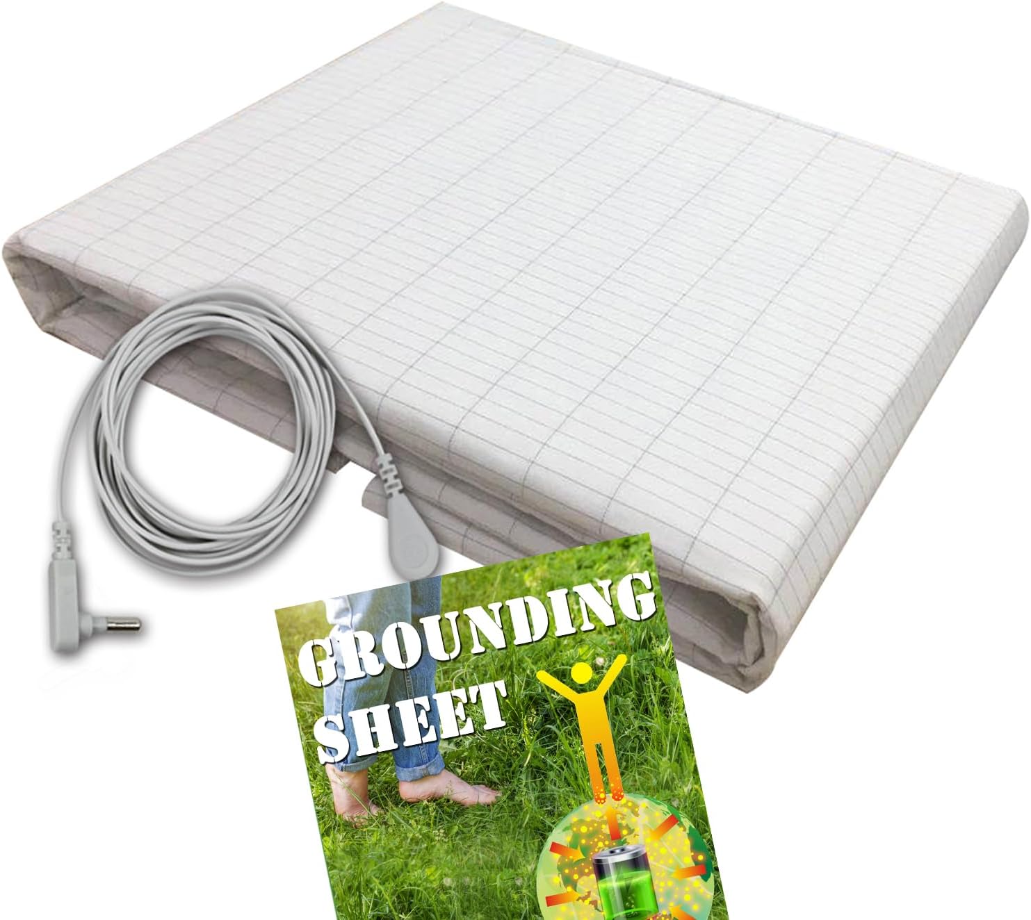 Amazon.com: NEWARR Grounding Sheets with Grounding Cord, 5% Silver ...