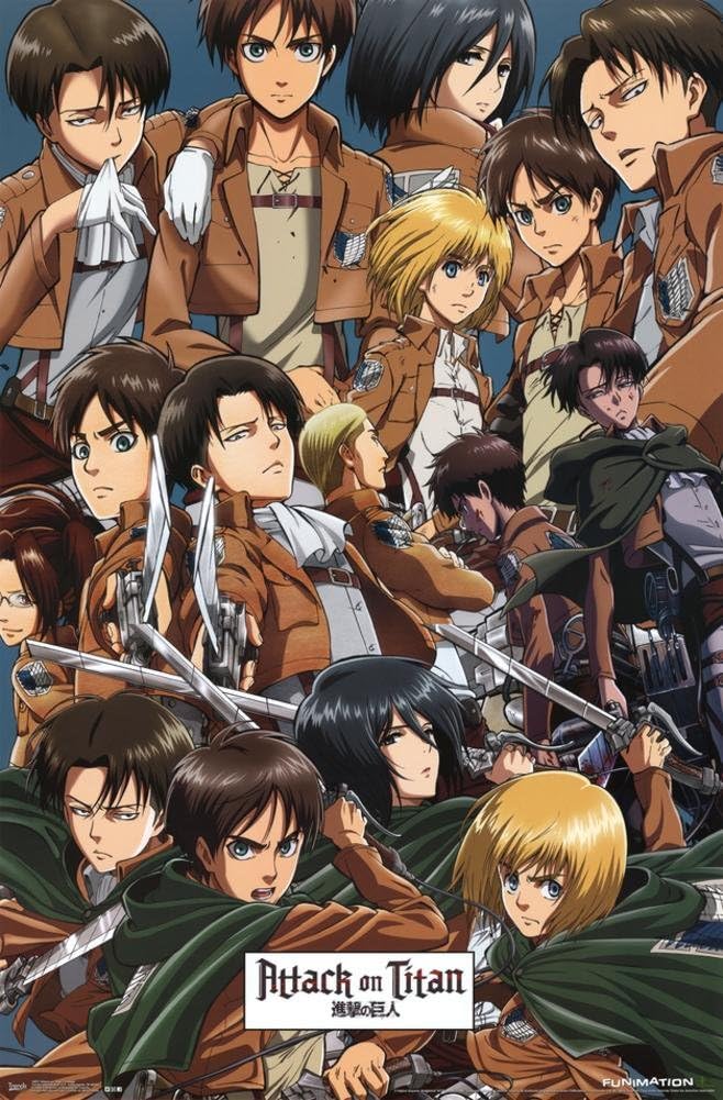 Amazon.com: Trends International Attack on Titan: The Final Season ...