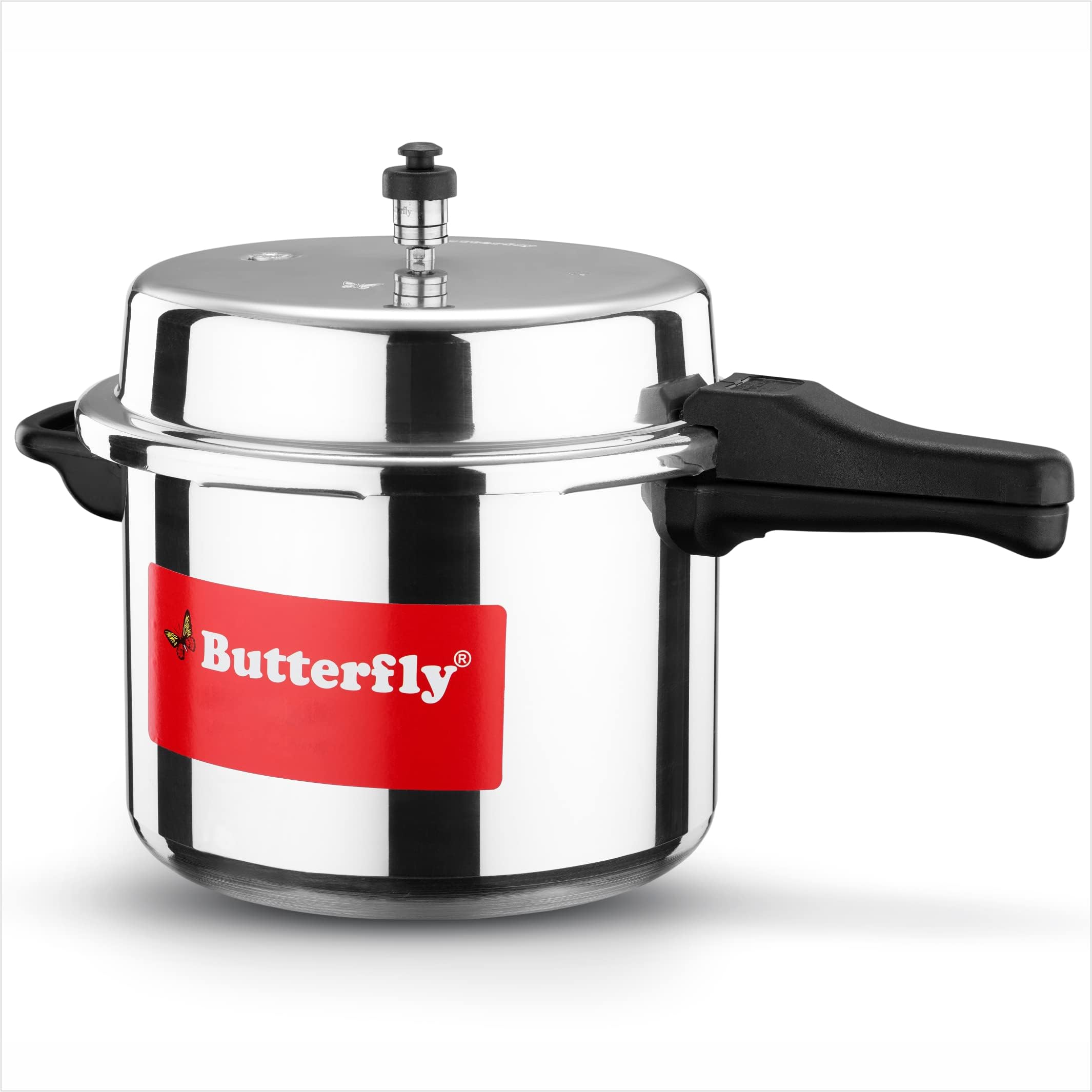 Buy Butterfly Standard Aluminium Outer Lid Pressure Cooker, 10 Litre ...