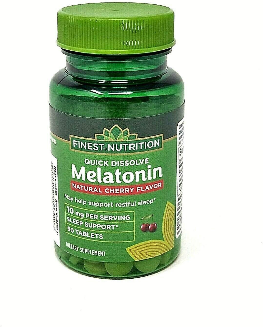 Amazon.com: Finest Nutrition Melatonin 10mg Quick Dissolve Cherry 90 ...