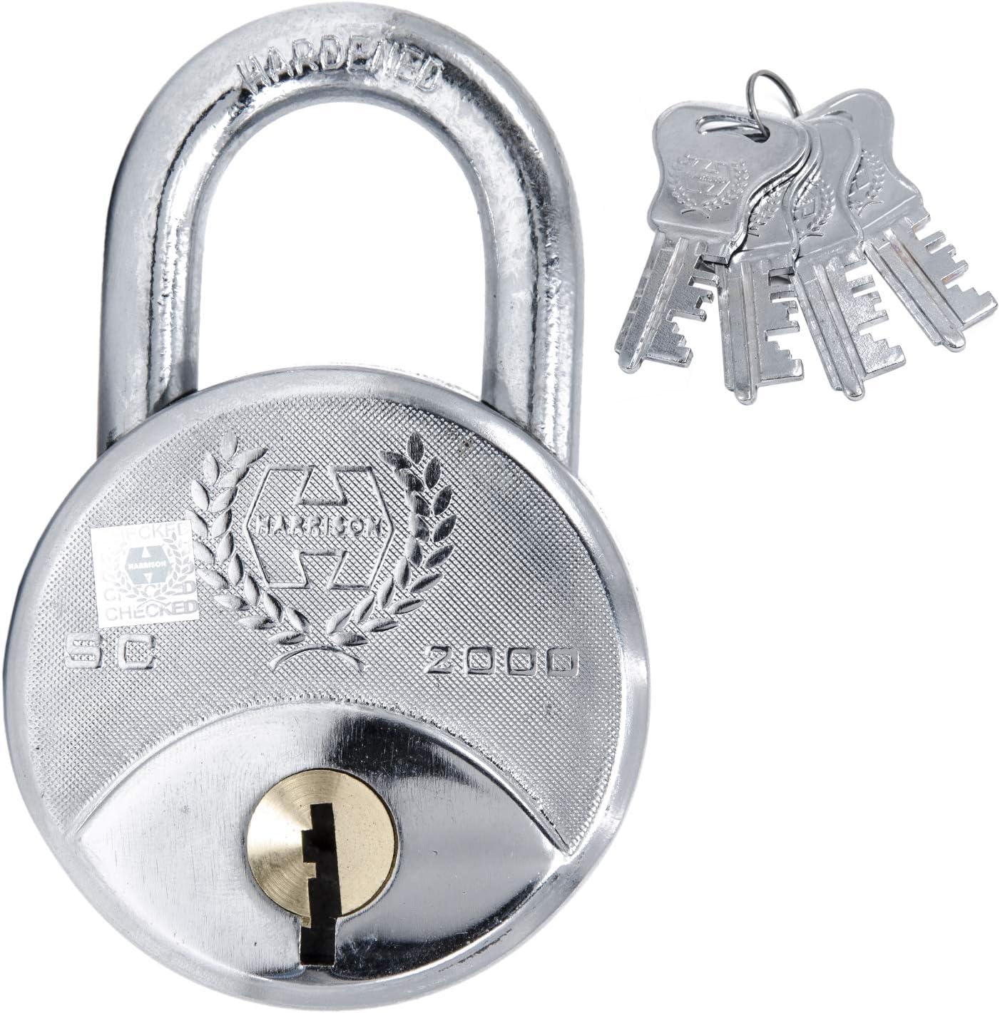 Sheel Lock with 3 Keys Flat Double Groove (Double Locking) 65mm ...