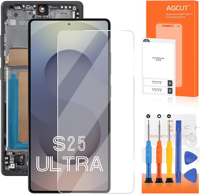 Amazon.com: Original for Samsung Galaxy S25 Ultra Screen Replacement for Samsung S25 Ultra LCD ...