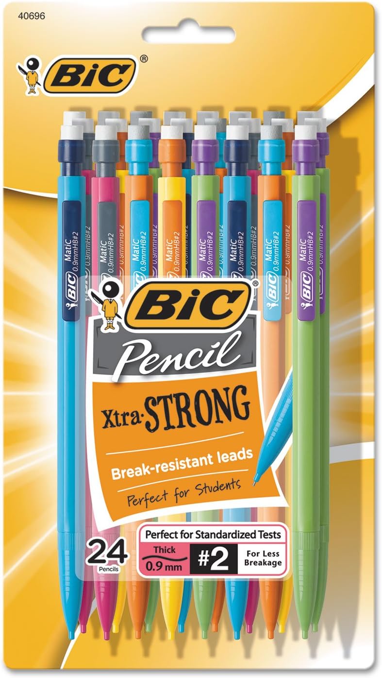 Amazon.com : BIC Xtra-Strong Thick Lead Mechanical Pencil, With ...
