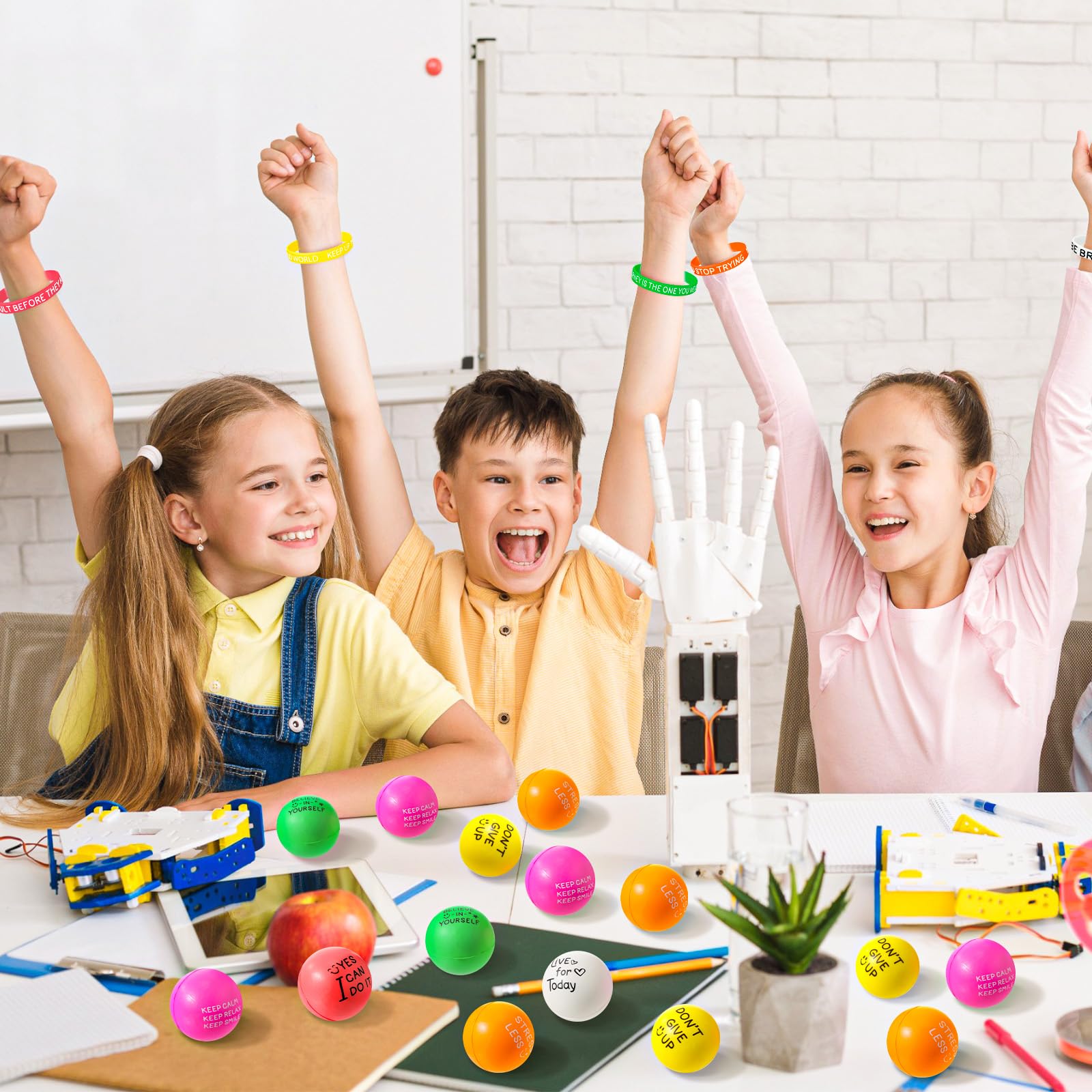 Shappy 144 Pack Motivational Party Favor for Kids Includes 72 Smile ...