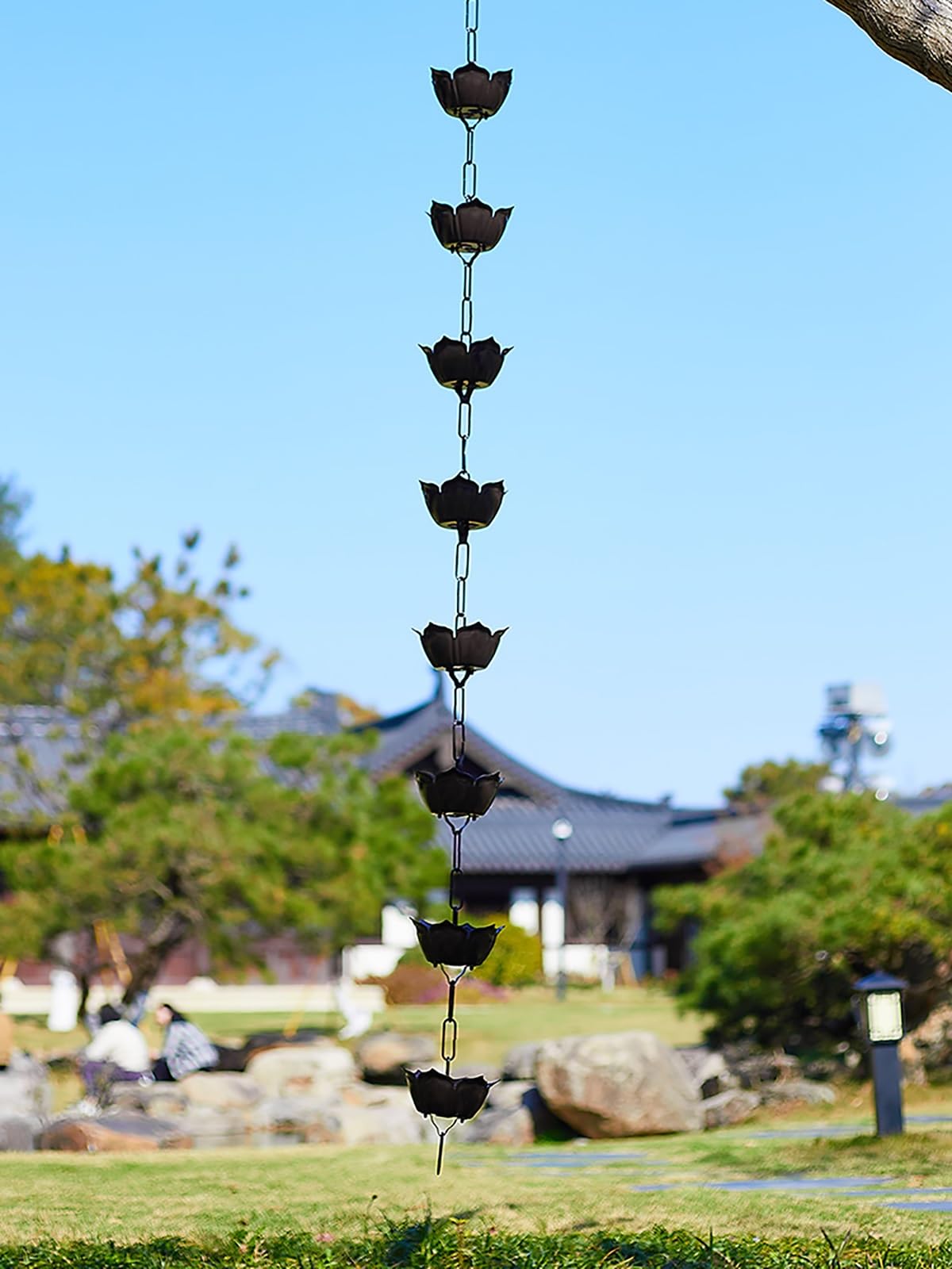 6.5ft Bronze Lotus - 6.5FT Adjustable Gutter Downspout With 10 ...
