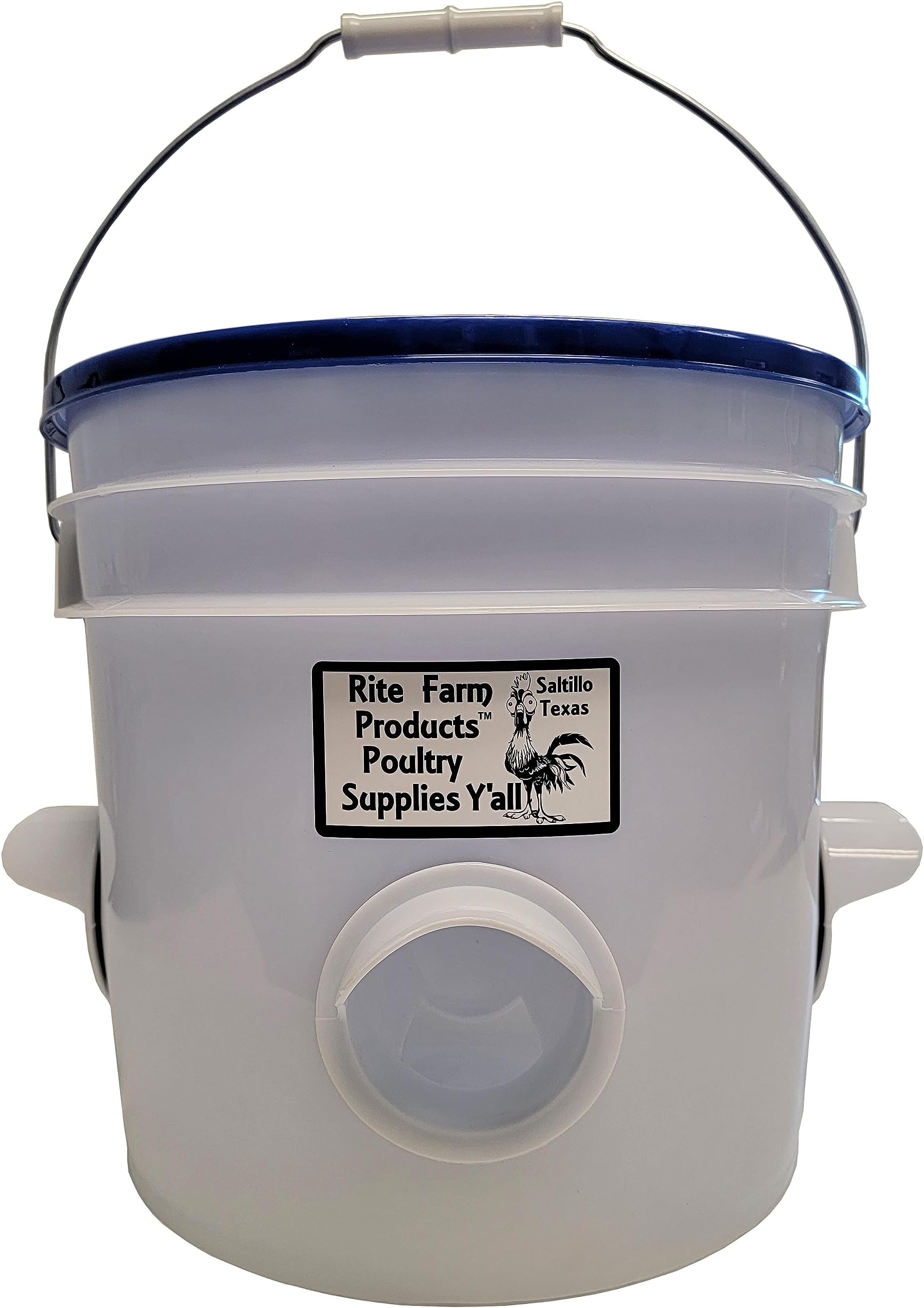 Amazon.com : 22 Pound Capacity Automatic Chicken Feeder 4 Port Stations ...
