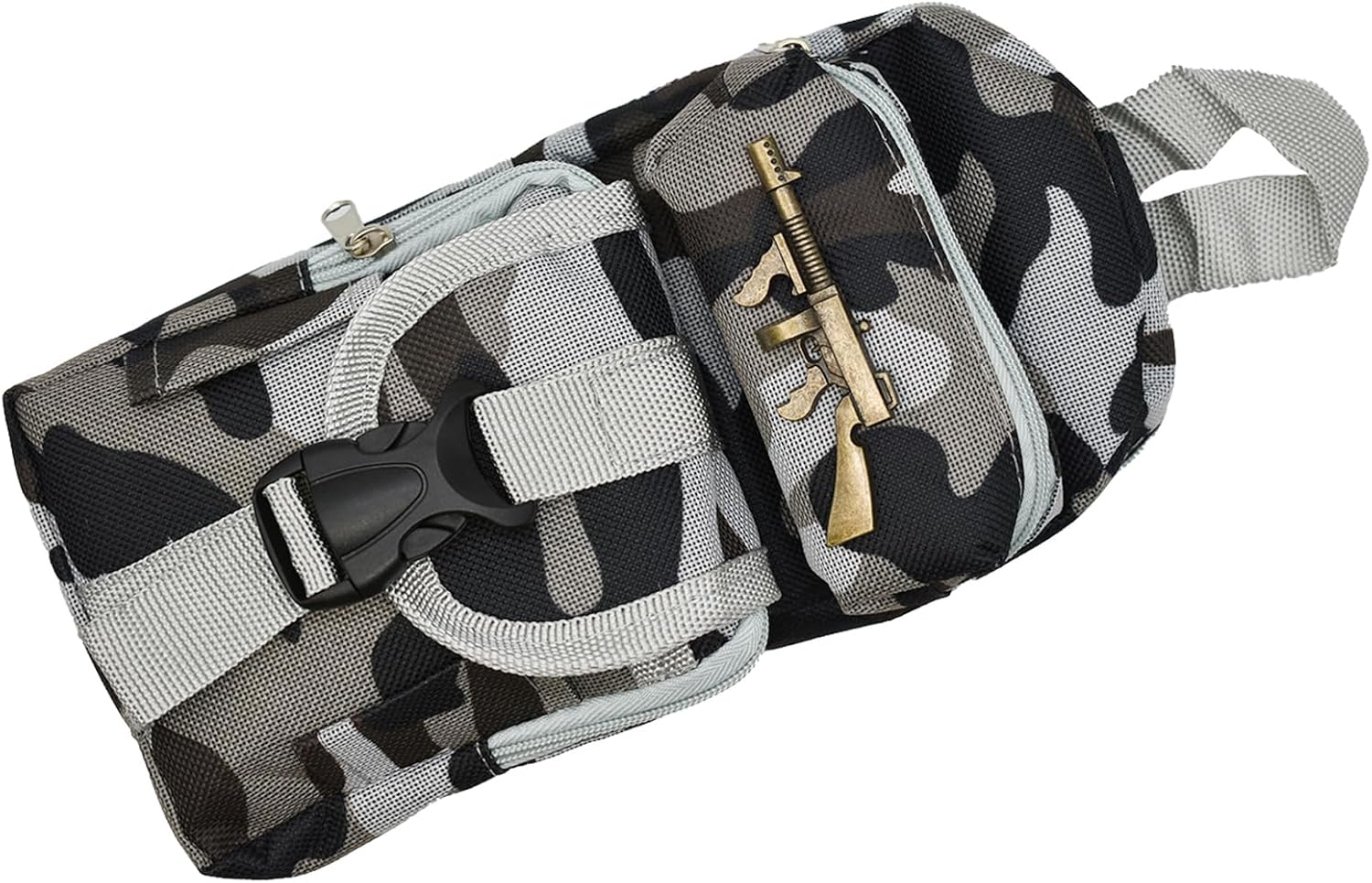 Amazon.com: Maydahui Camo Pencil Case Guns Shape Large Capacity Pen ...