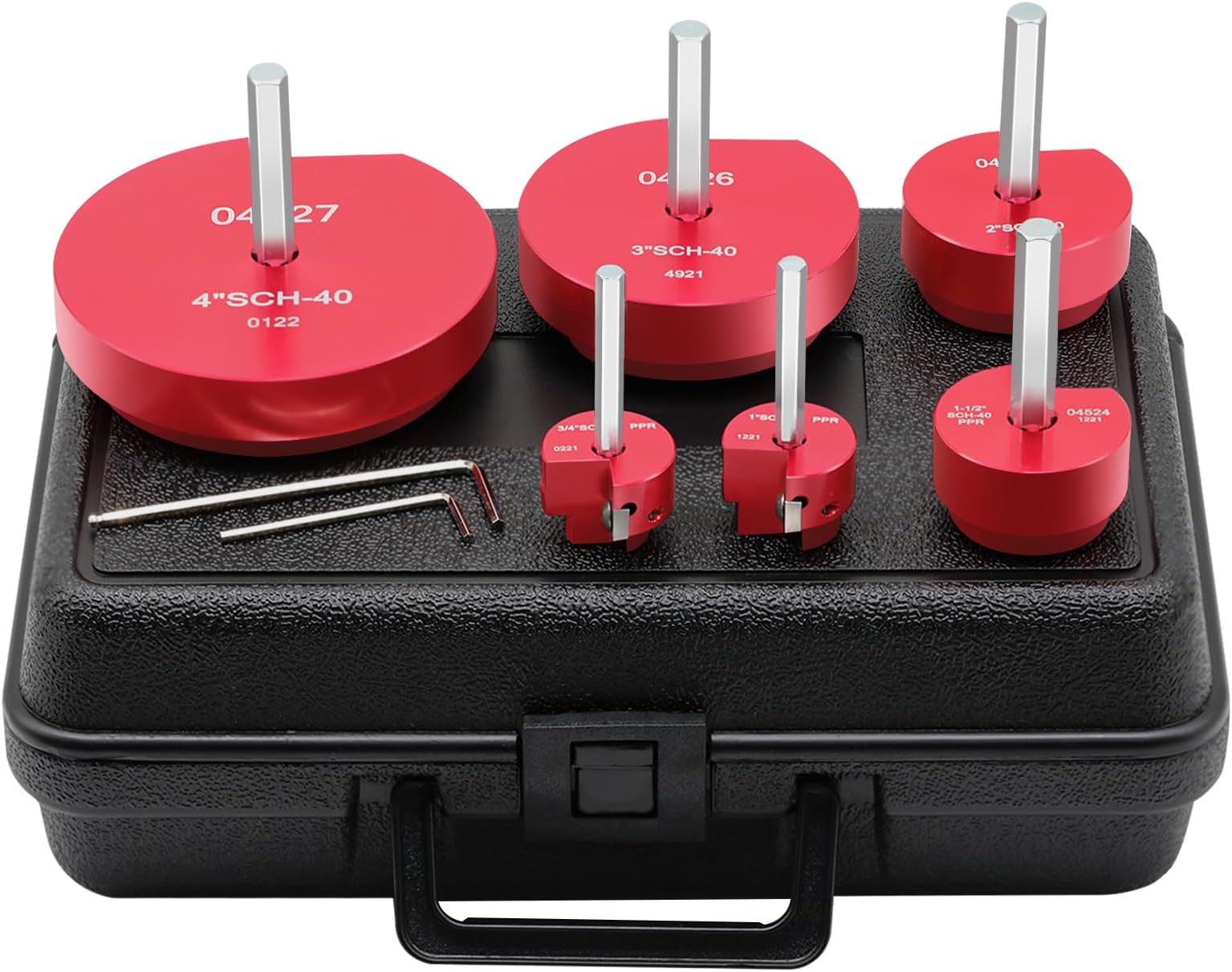 Plastic Pipe Fitting Reamer PPR150 and PPR200, Tuykay 2Pcs PVC Pipe ...