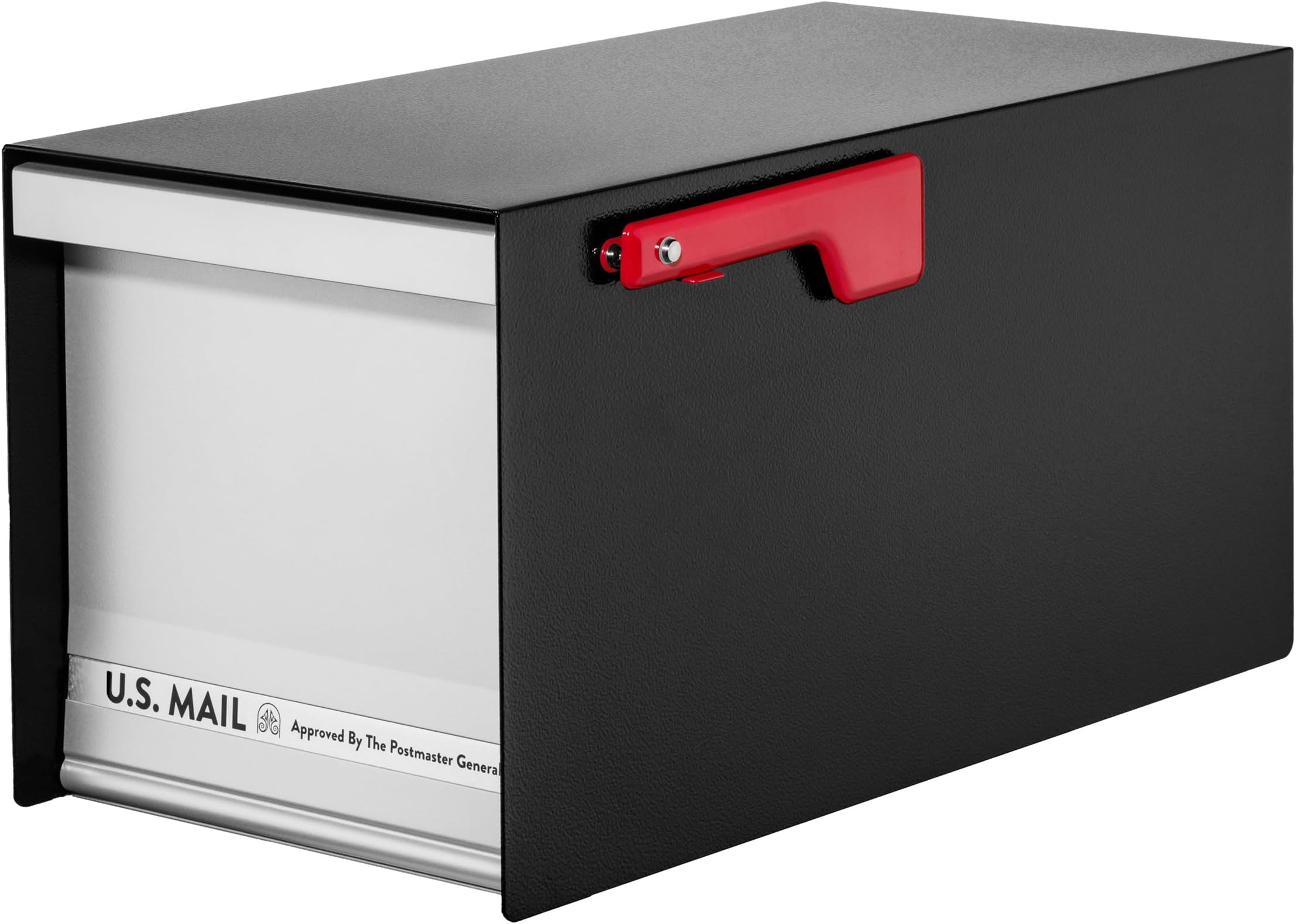 Amazon.com: QualArc MAN-1400BL Manchester Column Mount Mailbox Plain ...