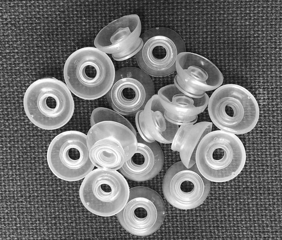 TERF® M6 x 20mm Clear Flexible PVC Roofing Sealing Washer Corrugated ...