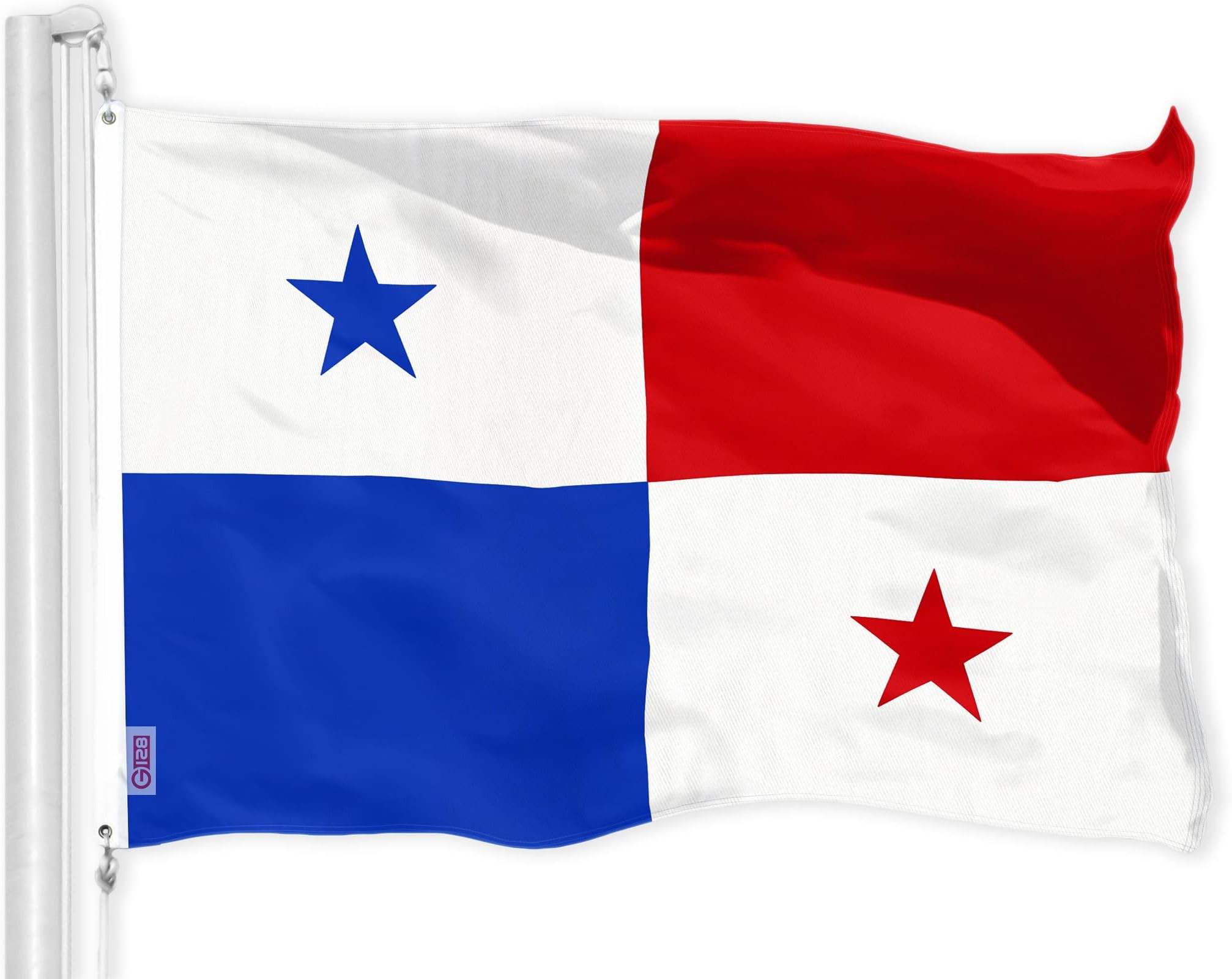 Amazon.com : ANJOR Panama Flag 3x5Fts - Panamanian Flags With Brass ...