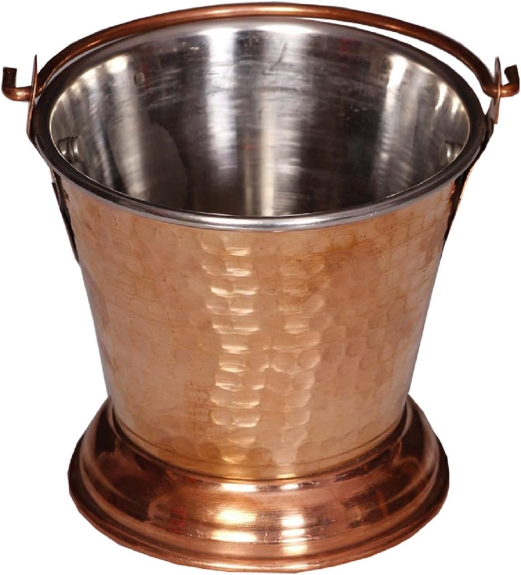 Amazon.com: Kuber Industries Handmade Hammered Copper Steel/Copper ...