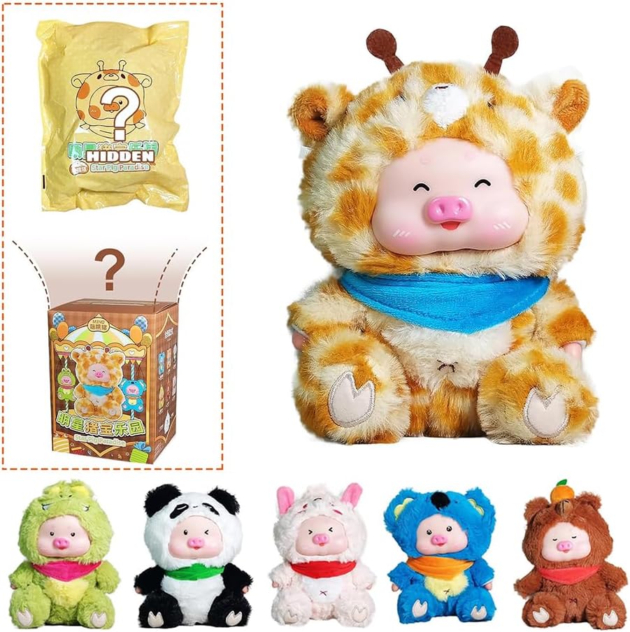 Amazon.com: Kasing Lung Pig Treasure Series Blind Box Doll Blind Box ...
