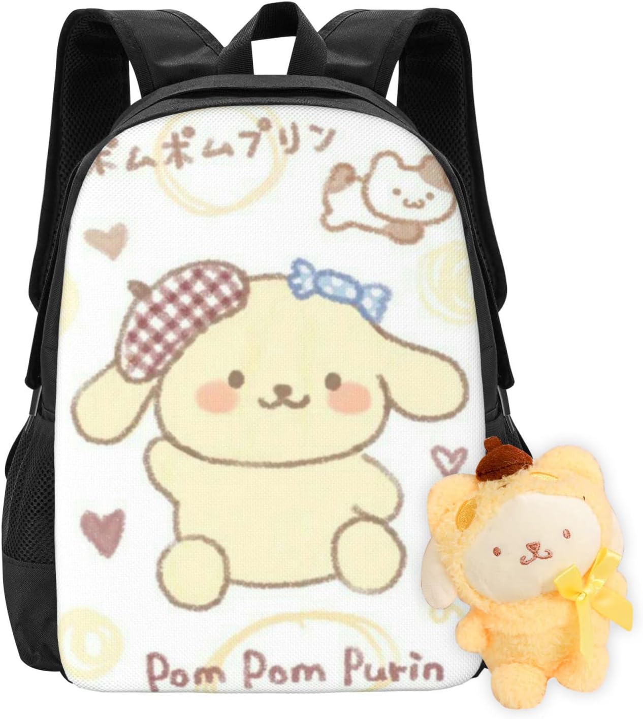 Amazon.com: DIEZ Pompompurin Backpack Pom Pom Purin Backpack Women ...