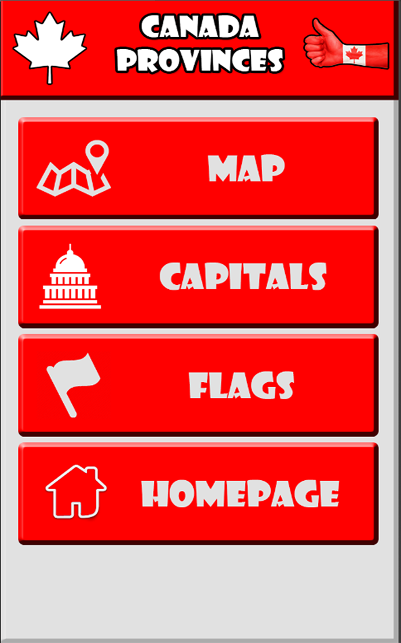 Canada Provinces Quiz - App on Amazon Appstore