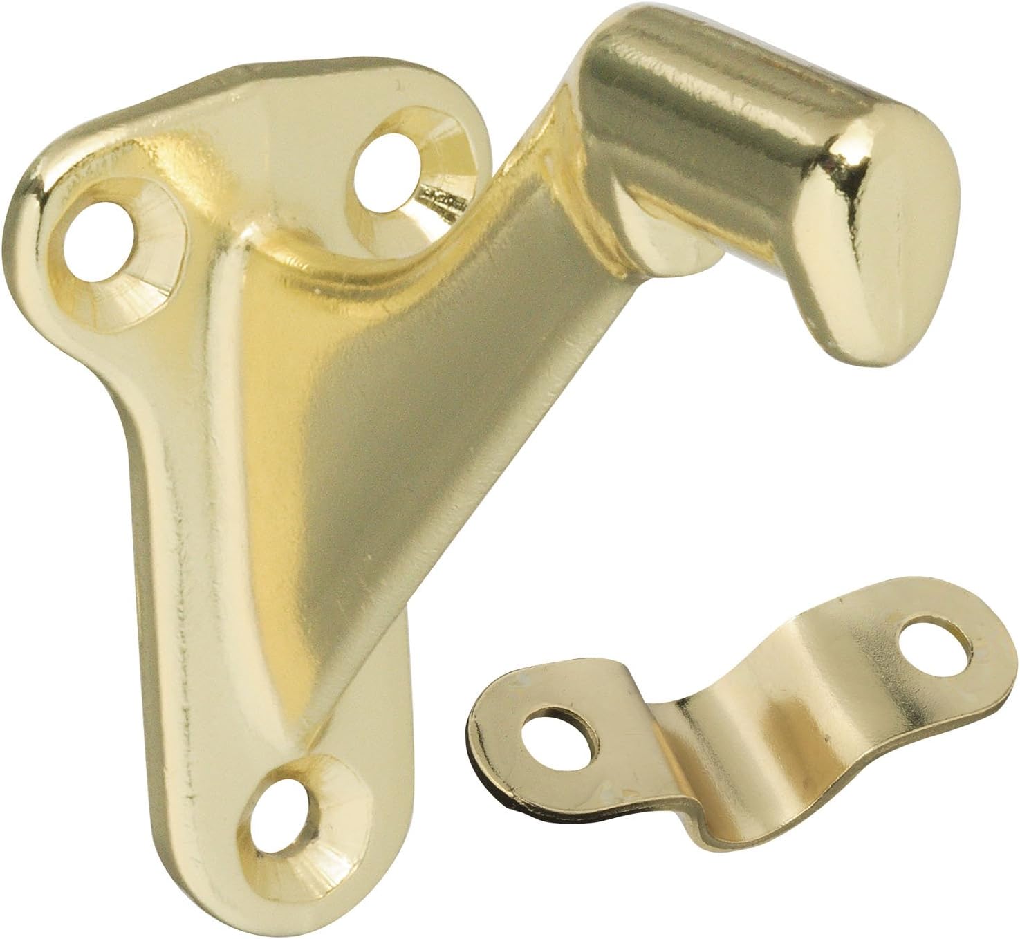 Stanley Hardware SP7081 Handrail Bracket in Bright Brass, Brackets ...