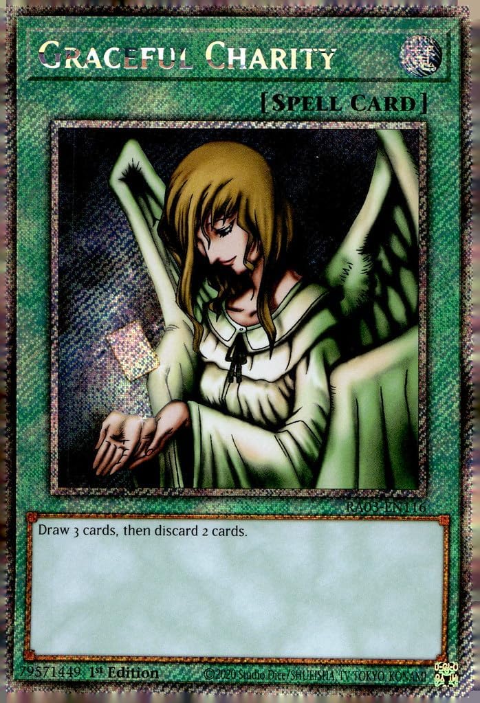 Amazon.com: Graceful Charity (Platinum Secret Rare) - RA03-EN116 ...