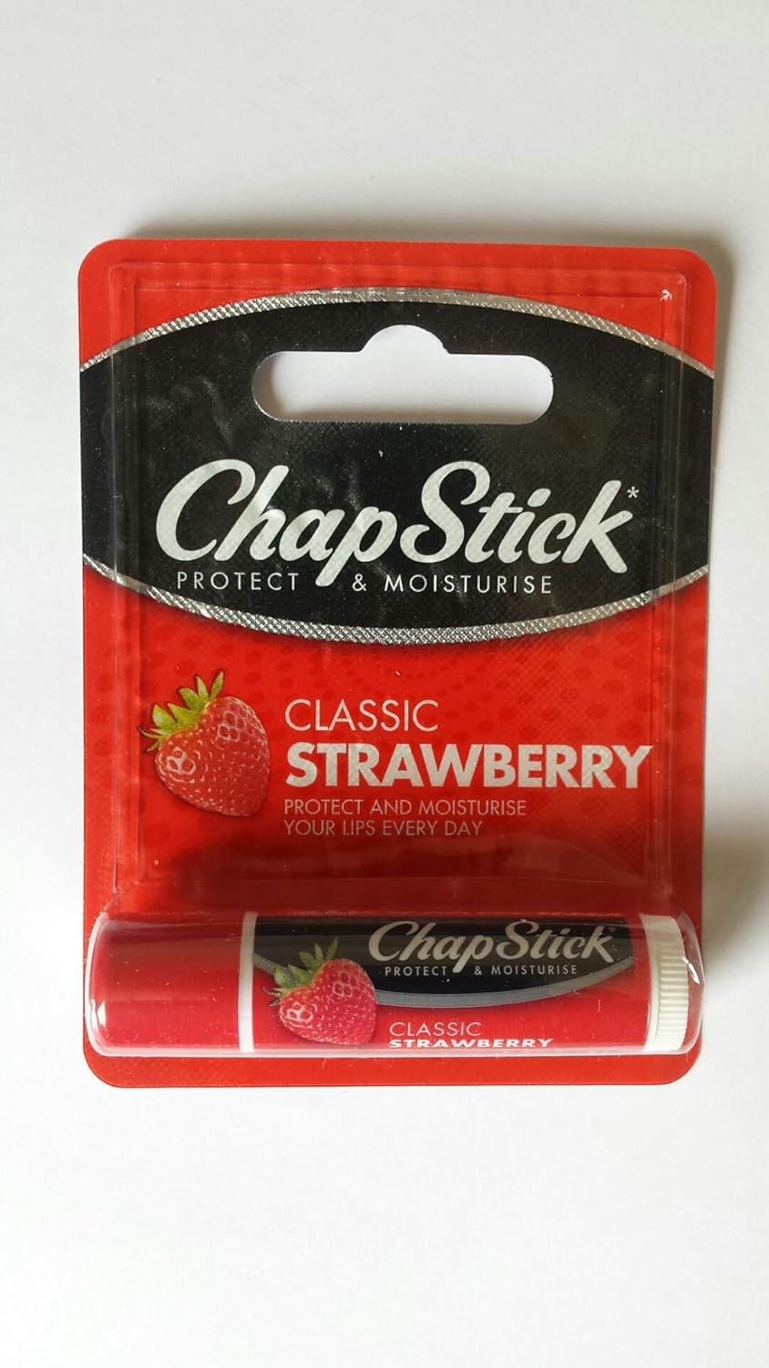 Amazon.com : ChapStick Lip Balm Strawberry 0.15 oz : Beauty & Personal Care