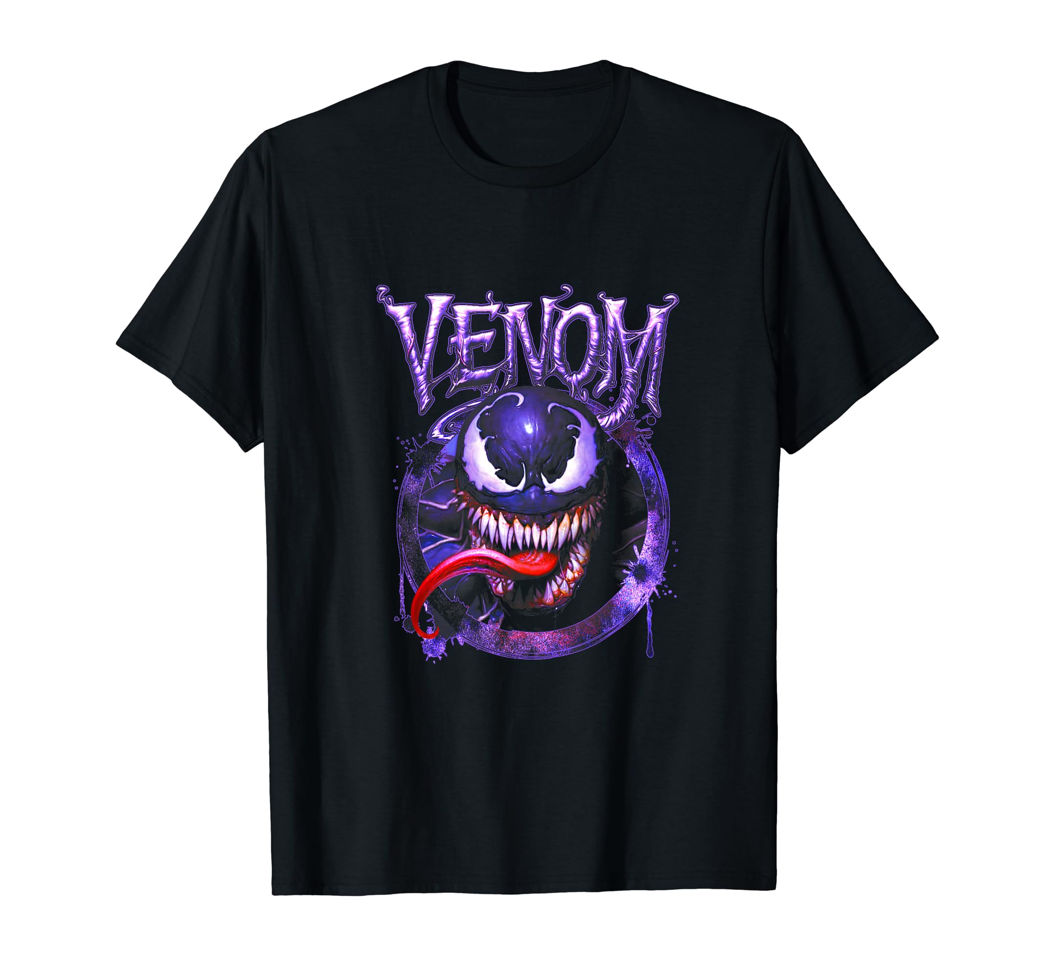 Amazon.com: Marvel Spider-Man Venom Scary Face Dripping Vintage ...