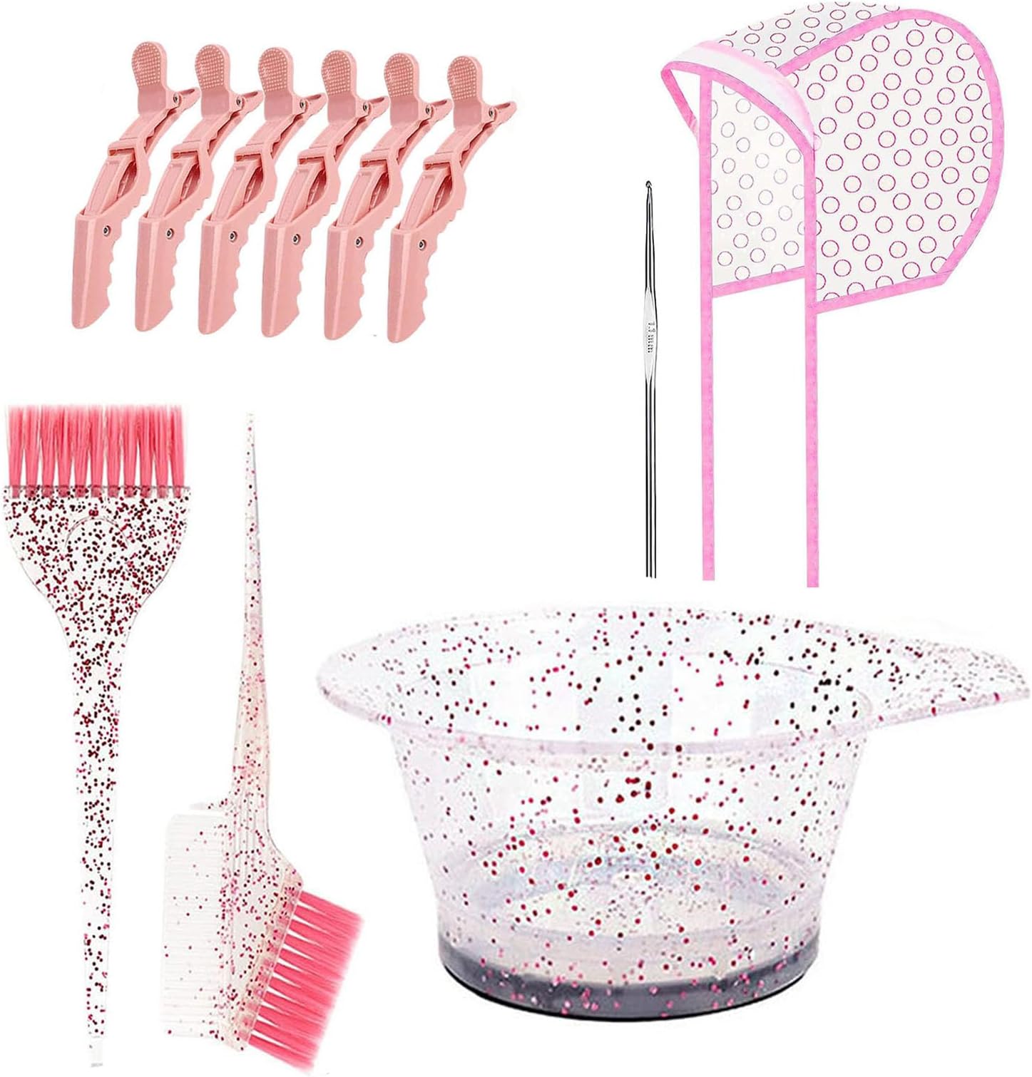 Amazon.com : INH Hair Dye Kit | Hair Dye Brush and Bowl Set with Hair ...