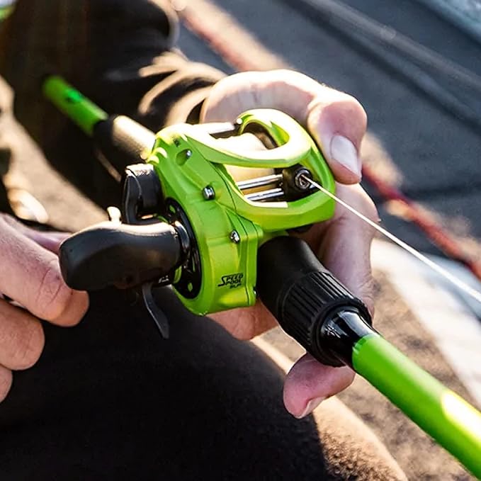 Amazon.com : Lew's Kickin Their Bass Baitcast Reel and Fishing Rod ...