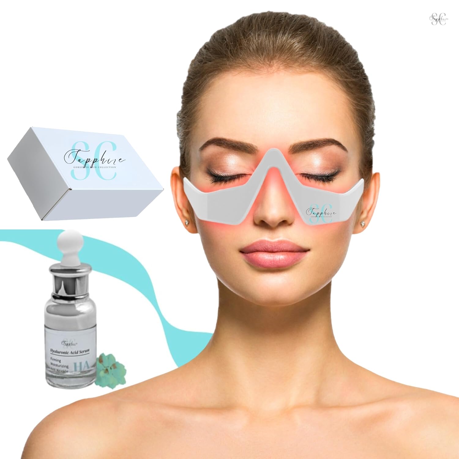 Amazon.com: Skin Care Red Light Therapy Glasses Specifically for Dark ...