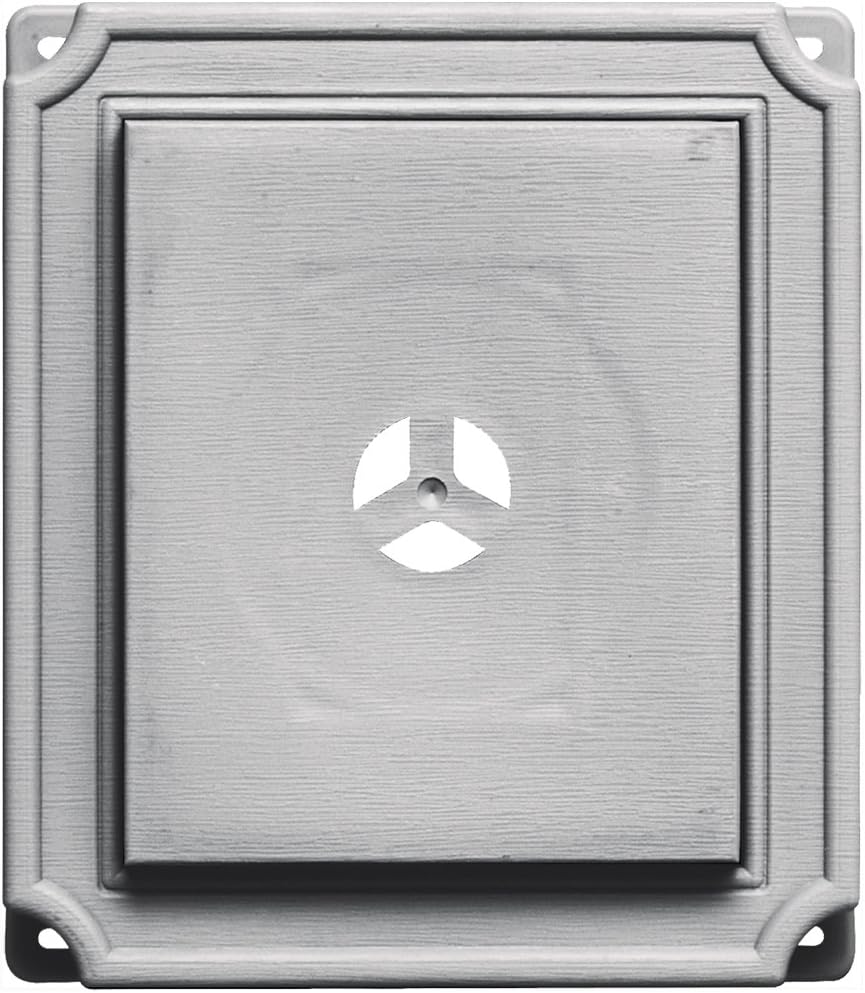 Builders Edge 130110001016 Scalloped Mounting Block 016, Gray - Tools ...