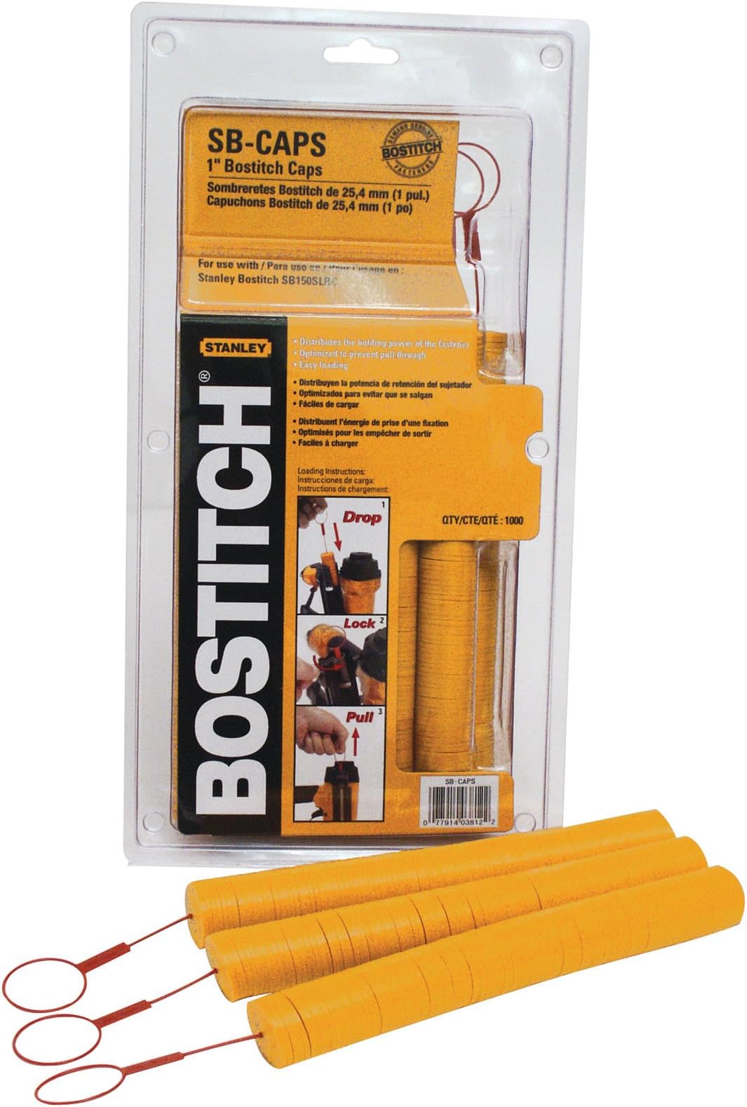 BOSTITCH SB150SLBC-1 3/4-Inch to 1-1/2-Inch Cap Stapler Kit - Power ...