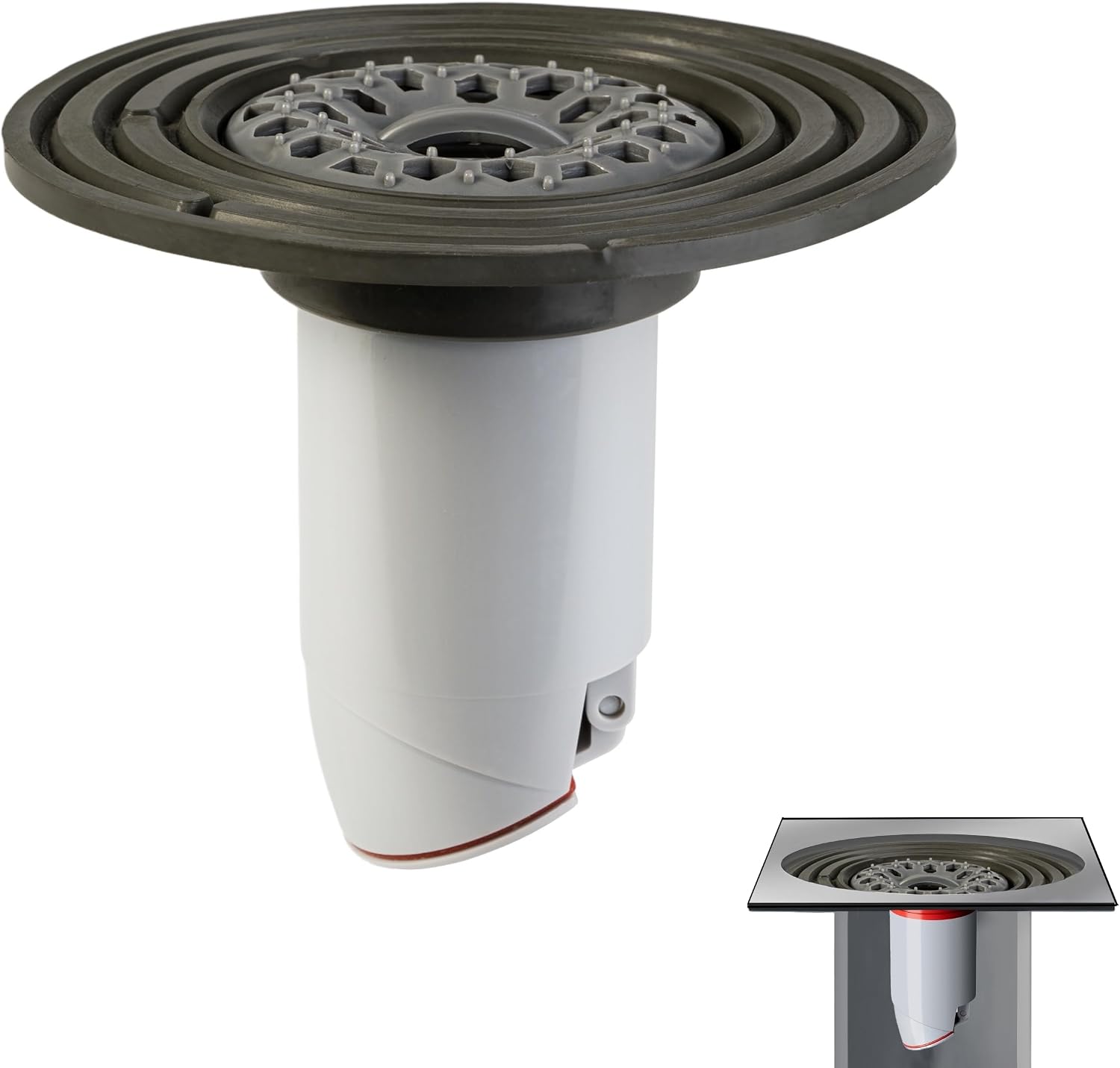 COLDDD Odor-Proof Shower Drain Plug - Backflow Preventer with Magnetic ...
