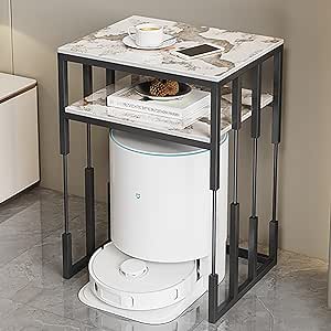Amazon.com: Robot Vacuum Hidden Cabinet,Storage Rack Above The Sweeping ...